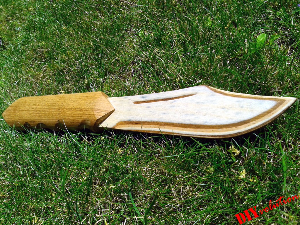 Diy Messer aus Damast… äh … Holz ?! – DIYvolution